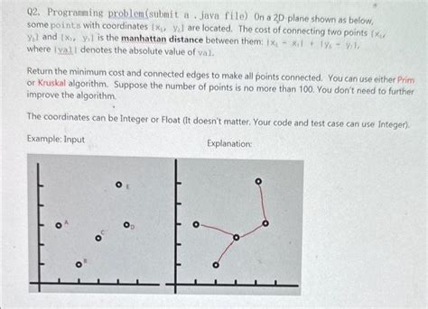 Solved Q2 Programming Problem Submit A Java File On A