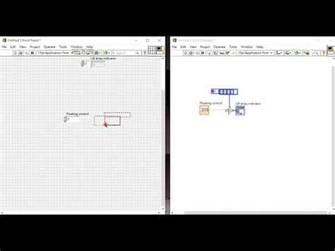 Labview Four Hex Array To Float By Using Type Cast Type Cast