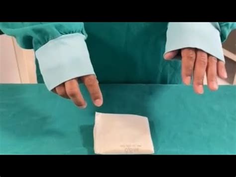 Técnica para calçar luva cirúrgica estéril YouTube