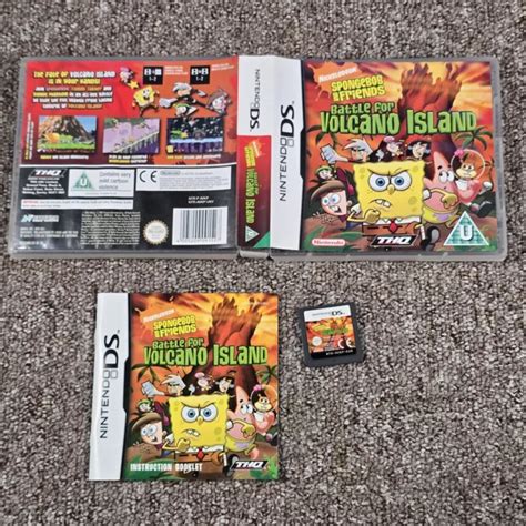 Nicktoons Spongebob Battle For Volcano Island Nintendo Ds Complete £9 99 Picclick Uk