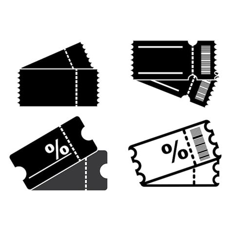 Premium Vector Ticket Icon Vector Illustration Simple Design