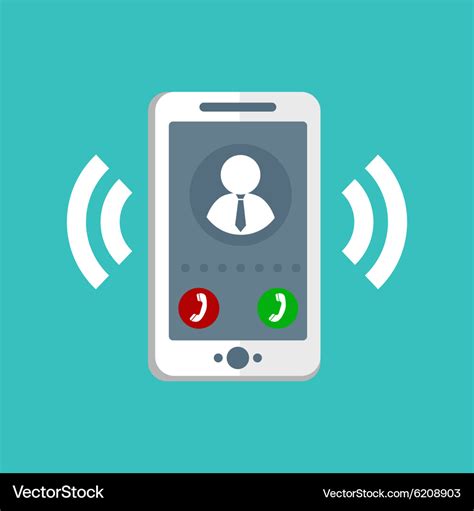 Ringing Phone Icon Royalty Free Vector Image VectorStock