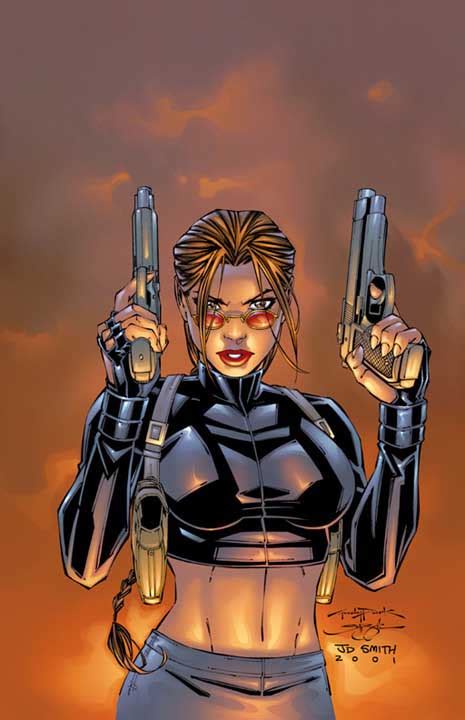 The Comics Girls Lara Croft