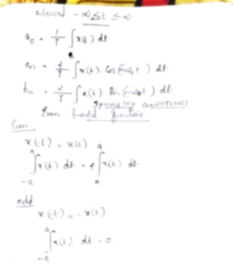 Solution Continuous Time Fourier Series Studypool