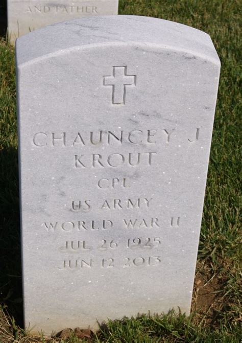 Chauncey James Krout 1925 2013 Find A Grave Memorial
