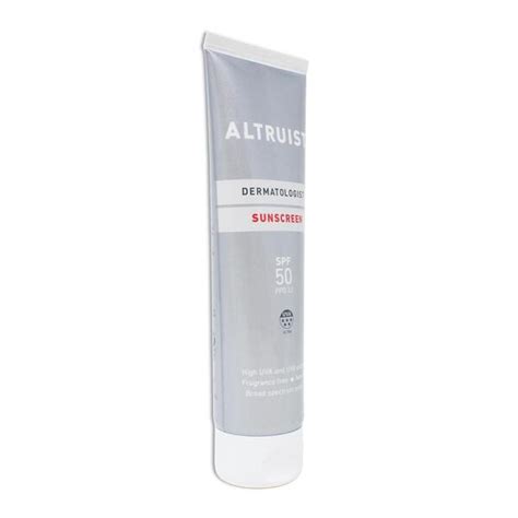 Altruist Dermatologist Sunscreen Spf50 100ml Skin Superdrug