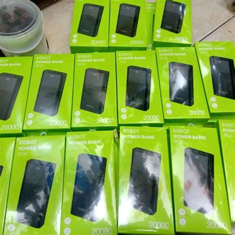Promo Powerbank Robot 20000 Mah Rt22 Fast Charging Original Diskon 9