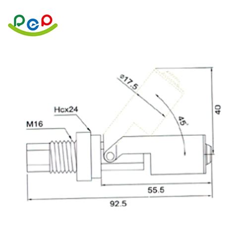 Ptfe Plastic Float Switch Acid Alkaline Water Level Sensor Interruptor