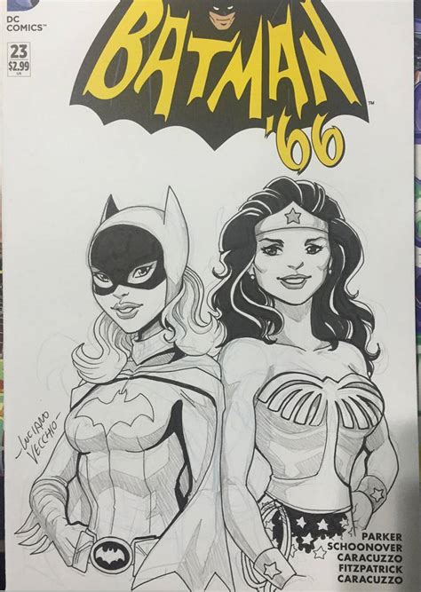 Batgirl 66 Meets Wonder Woman 77 Nycc Commission By Lucianovecchio On
