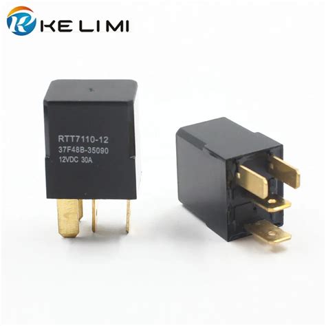 KE LI MI 12 Volt 30A 4 Prong Relay Car Mini DC 12V 30A 4 Pin Universal Relays In Car