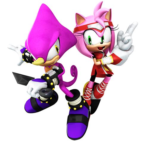 Espio And Kunoichi Amy Render By Nibroc Rock On Deviantart