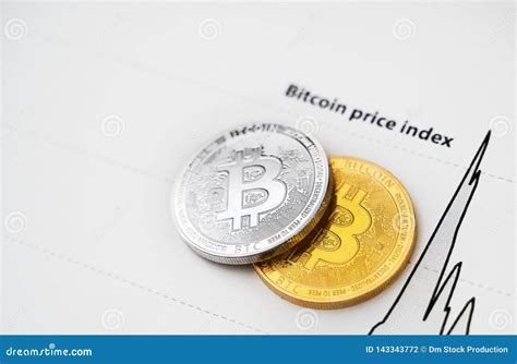 Bitcoin Price Index Stock Photo Image Of Cryptography 143343772