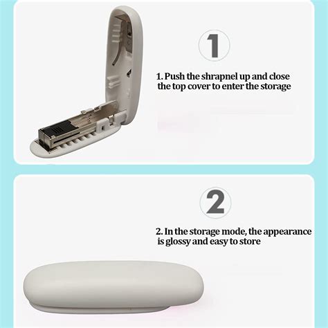 Mini Stapler Desktop Standard Stapler Save Labour Foldable Portable