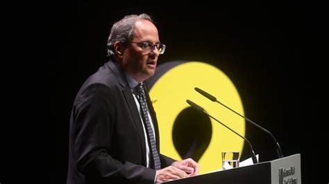 Torra Se Juega La Inhabilitación La Fiscalía Se Querella Por