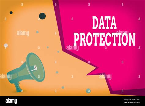 Conceptual Hand Writing Showing Data Protection Concept Meaning