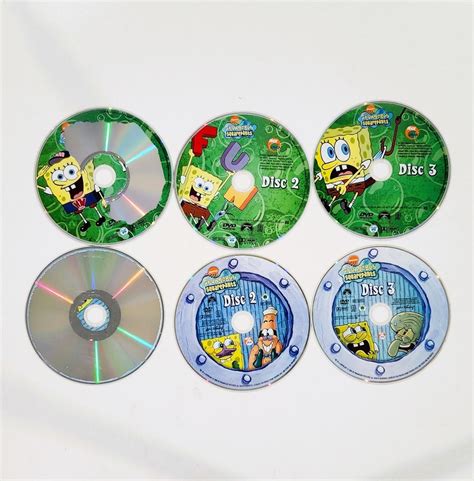 For Dvd Spongebob Squarepants Seasons Dvd Boxsets Discs
