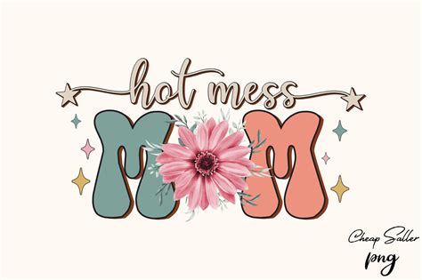 Mothers Day Retro Sublimation Design Graphic By Deisy Doodle · Creative