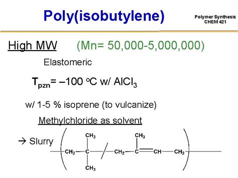 Polymer Synthesis Chem 421 Odian Book Chapter 5