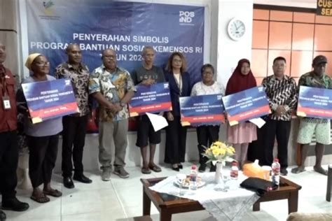 Pos Indonesia Salurkan Bansos Kepada 25980 Kpm Di Jayapura Antara News