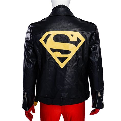 Comic Superboy Cosplay Superhero Superboy Conner Kent Costume Black Ja