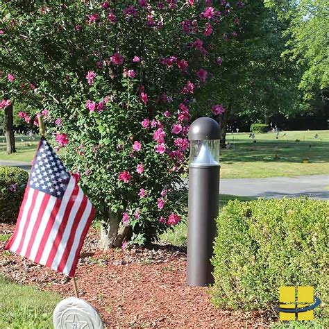 25w LED Round Dome Top Bollard LIght Cone Reflector