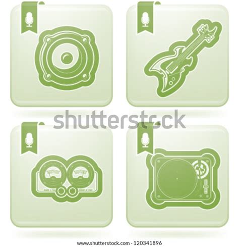 Music Music Instruments Theme Pictured Here Vector De Stock Libre De