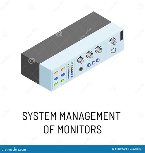 System Management Of Monitors Isolated Electronic Portable Device Stock