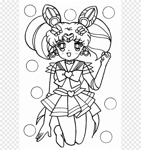ระบายสีการ์ตูนสำหรับเด็กผู้หญิง เซเลอร์มูน เซรามูน Sailor Sketch Coloring Page