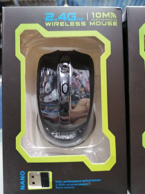 Inphic Wireless Mouse 24g Ergonomic Design 3 Adjustable Dpi Optical