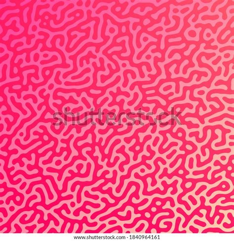 Pink Turing Reaction Gradient Background Abstract Stock Vector Royalty Free 1840964161