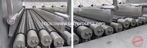 Rubber Roller Type Fresh Sweet Corn Dehusking Machine Corn Flake