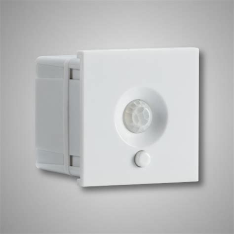 120° Pir Sensor Data Module Woverride 50 X 50mm White