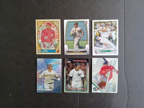 Juan Soto 6 Card Lot W 2019 Donruss Optic Illusions Washington Nationals Ebay