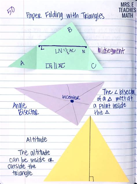 relationships in triangles inb pages mrs e teaches math