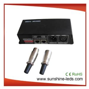 24 4 3 Channel Programmable DMX 512 LED Controller Decoder For RGB LED Strip 4 Channel Dmx