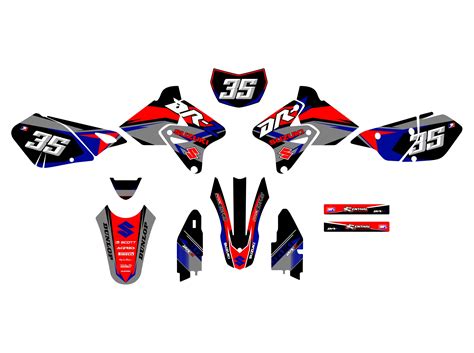 Kit déco Suzuki DRZ Colors Boutique Kit Déco Moto