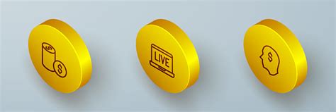 달러 온라인 포커 테이블 게임 및 행운의 플레이어 아이콘으로 아이소 메트릭 라인 카지노 칩을 설정하십시오 벡터 3차원 형태에 대한 스톡 벡터 아트 및 기타 이미지 Istock