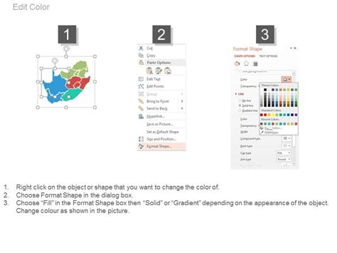 Map With Specific State Color Code And Icons Powerpoint Slides PowerPoint Presentation