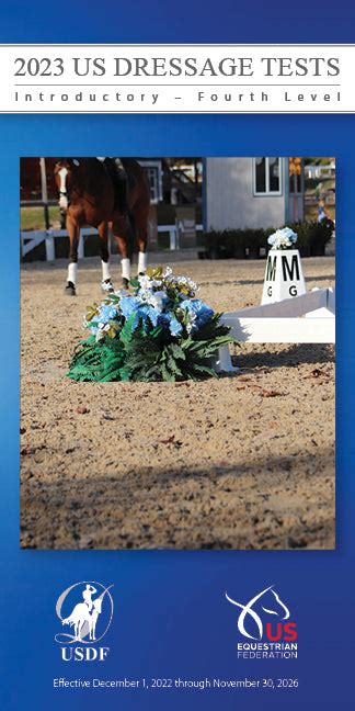 2023 Us Dressage Test Booklet Usdf Online Store