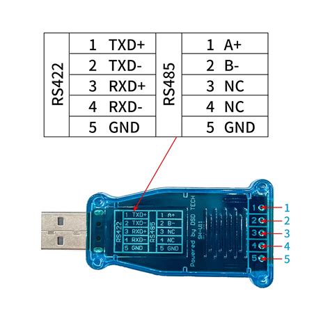 Buy DSD TECH SH U USB To RS RS Converter With FTDI FT R Chip Work For Modbus Online At