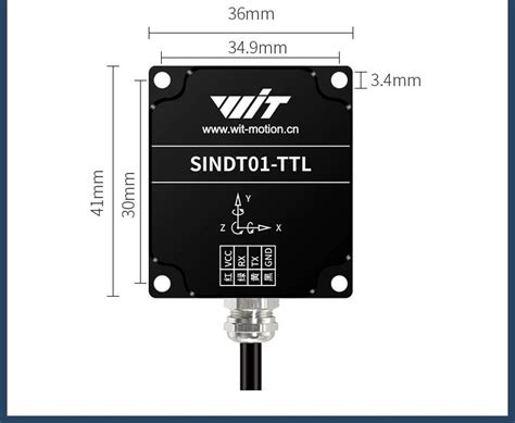 WIT SINDT TTL Dual Axis Tilt Sensor Meter Posture Angle Measurement