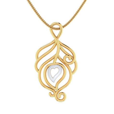 Buy 22k Casting Gold Pendant 102dh7461 Online From Vaibhav Jewellers