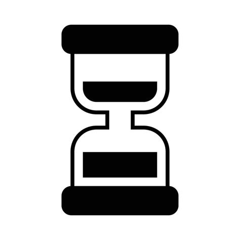 Vector Hourglass Icon Hourglass Timer Sand As Countdown Illustration On White Vector