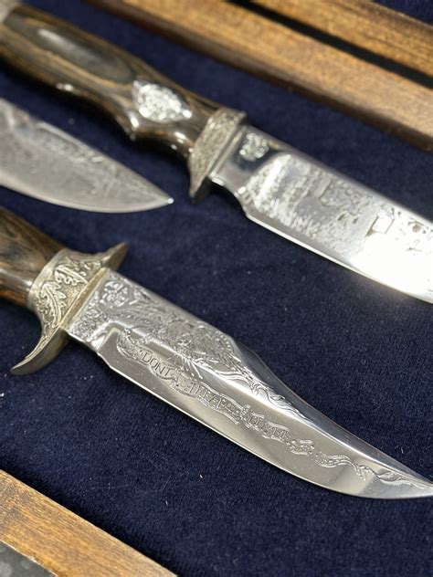 Sandw Collector Series~ Set Of 4 Knives~ Blackie Collins Design Ebay