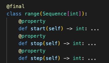 Python Range Attributes