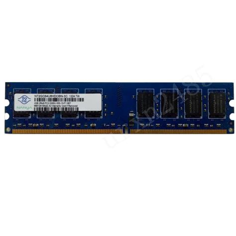 Pour Nanya 1gb 2g 2gb Pc2 5300u Ddr2 667mhz Cl5 Ram Dimm Pc Intel