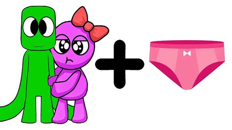Green And Pink Girl Panties Roblox Rainbow Friends Animation
