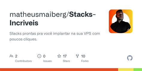 Github Matheusmaiberg Stacks Incriveis Stacks Prontas Pra Voc