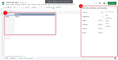 2 Comment créer un tableau croisé dynamique Numeriblog