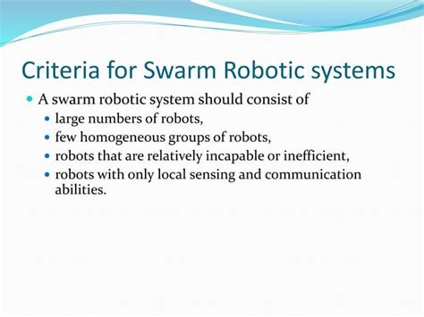 Swarm Robotics Motivation To Inspiration Pptx